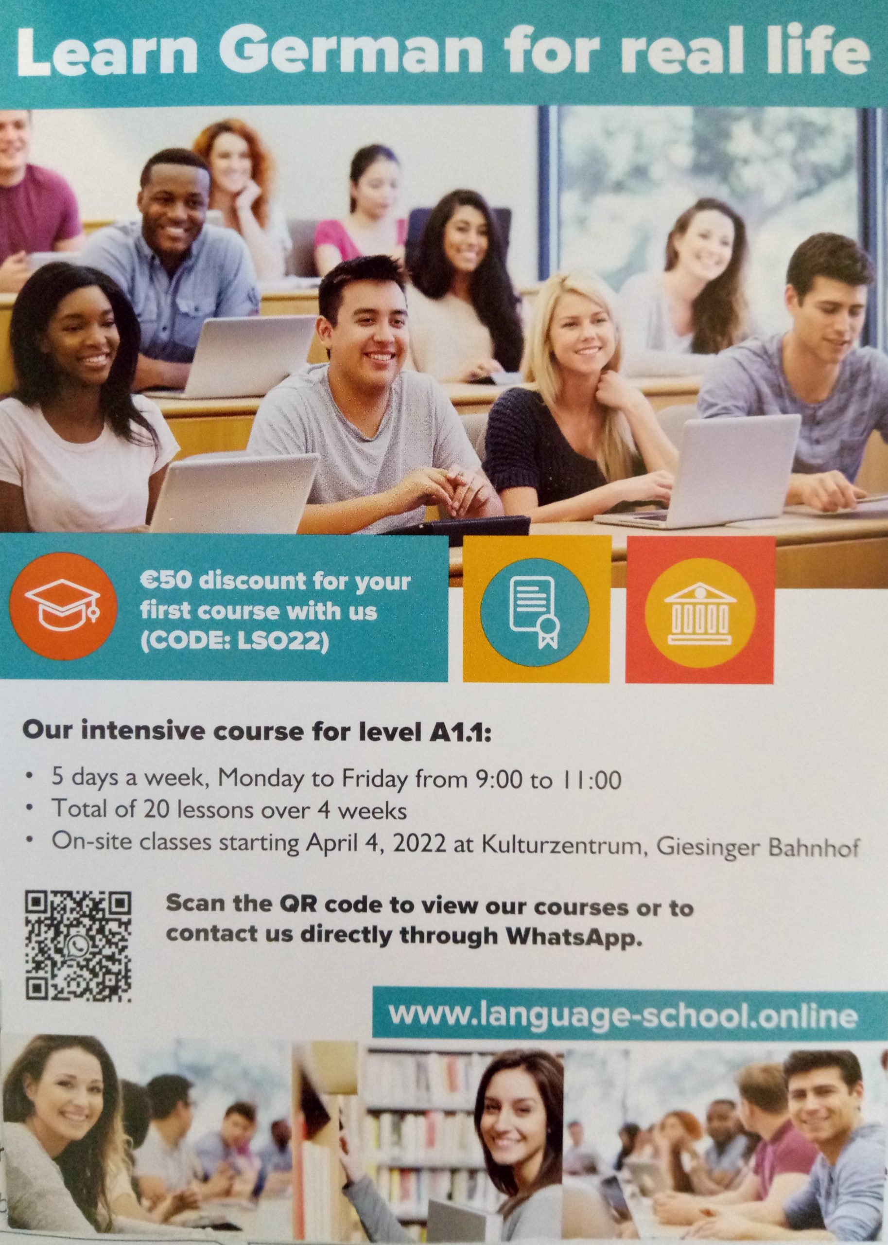 Deutschkurse für Deutsch online. Onlinekurse aus München